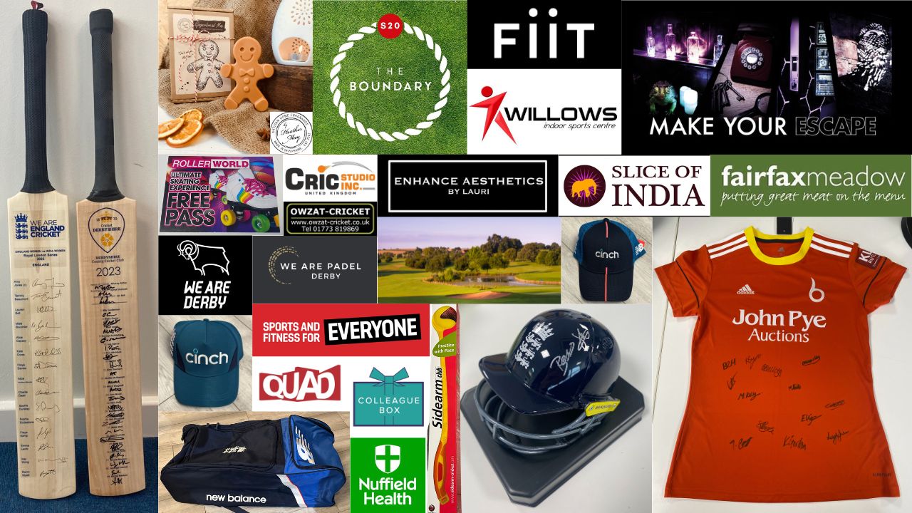 Christmas Raffle - Derbyshire Cricket Foundation