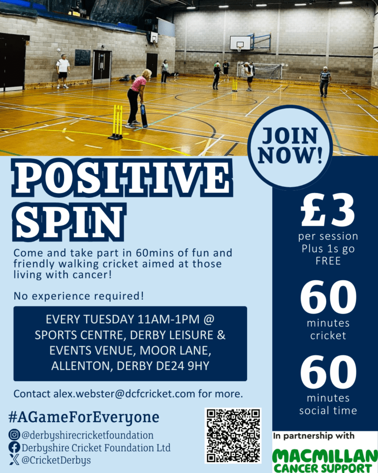 Positive Spin - Derbyshire Cricket Foundation
