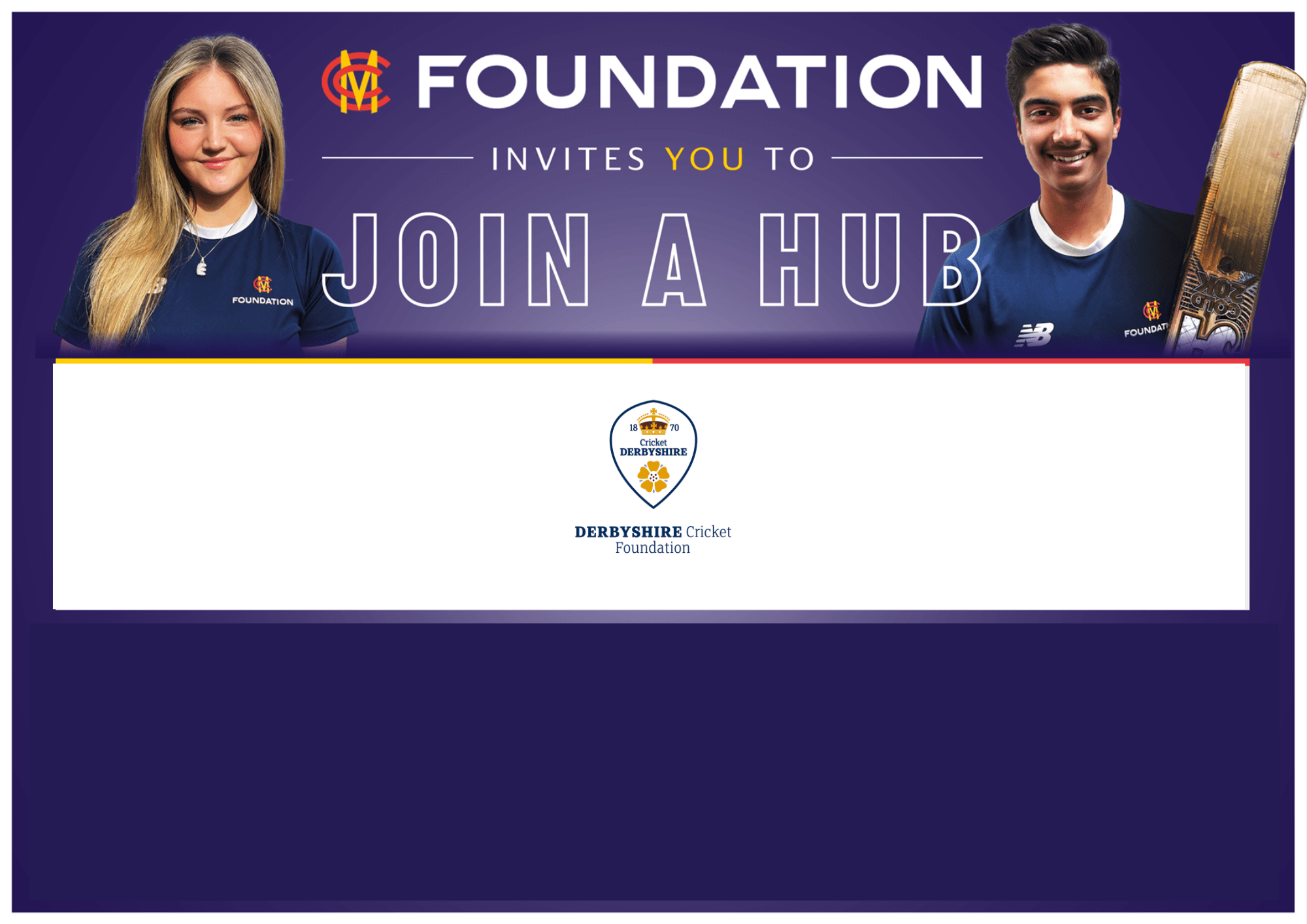 MCC Foundation Hubs - Derbyshire Cricket Foundation