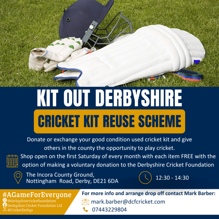 Kit Out Derbyshire - Derbyshire Cricket Foundation