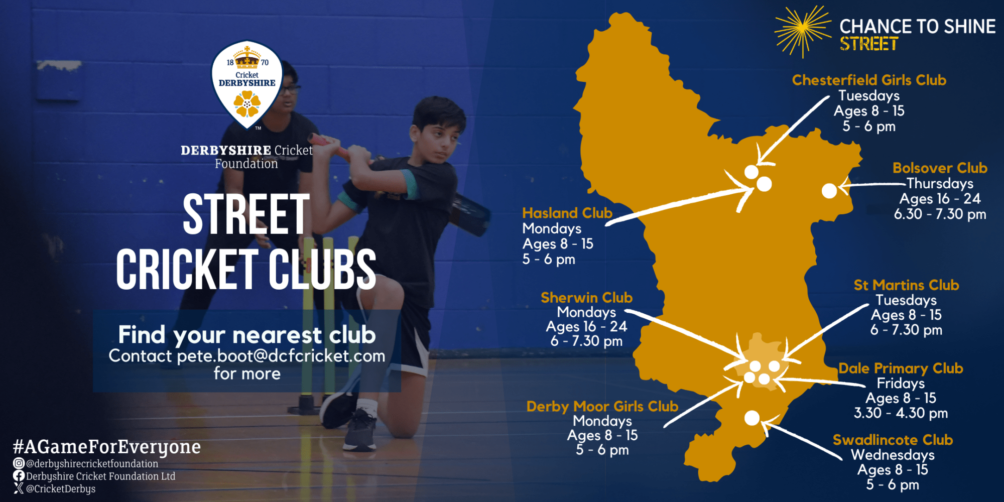Chance to Shine - Street - Derbyshire Cricket Foundation